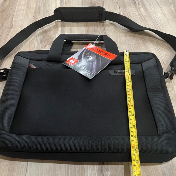 Samsonite | Bags | Nwt Samsonite Laser Pro Slim Briefcase Black | Poshmark